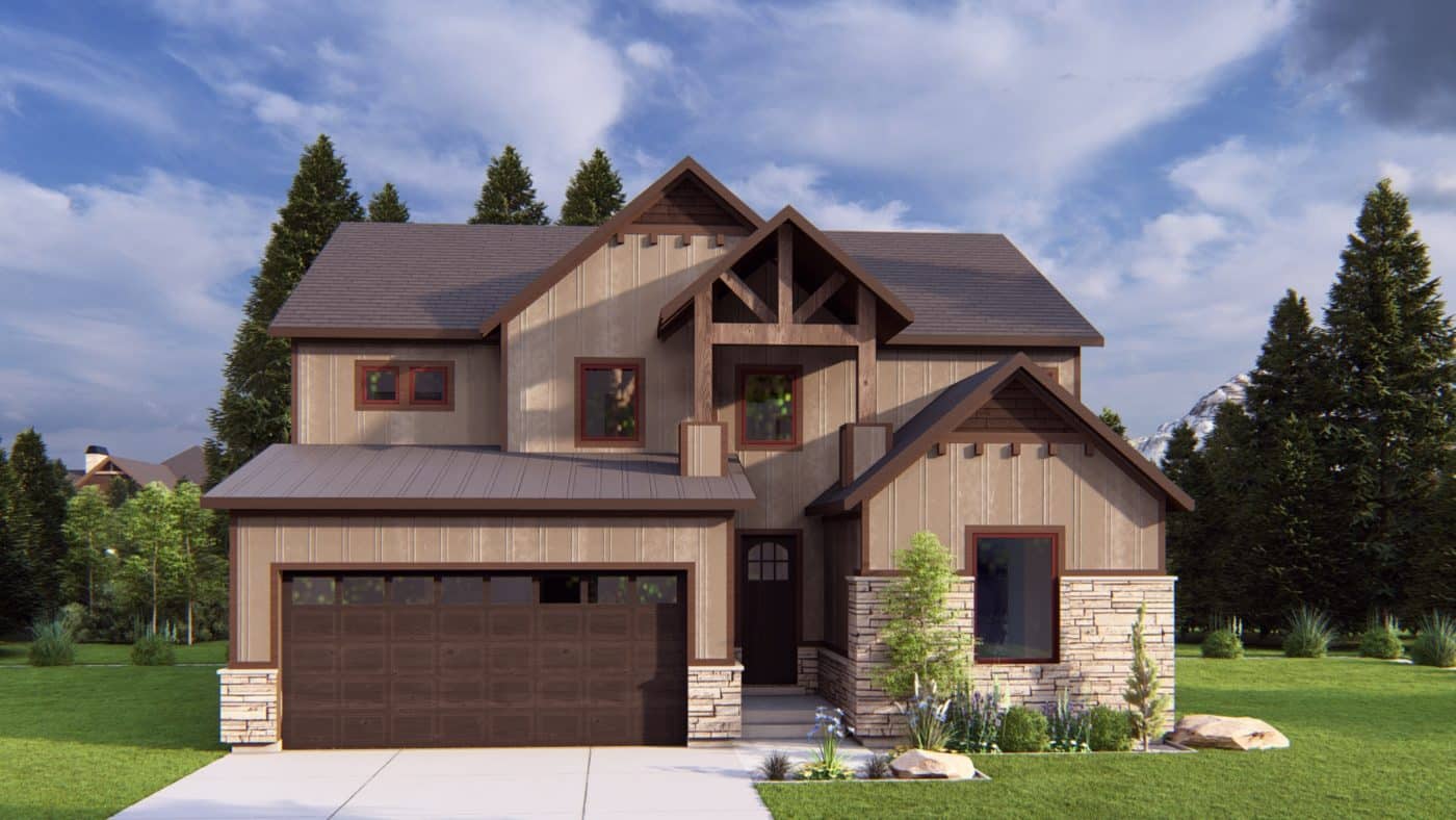 Mayflower - Mt. Rustic - Quick House Plan