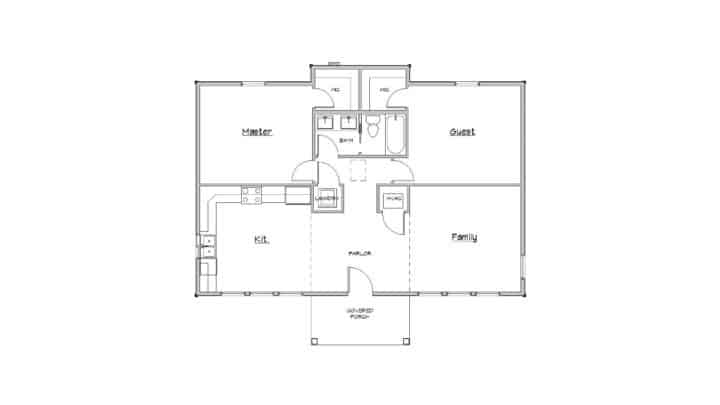 Turquoise - Beach House - Quick House Plan